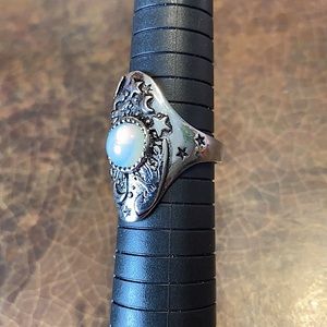 Jewelry | Magic Crystal Ball Moon Stars Ring Witch Hands Channel Spirit ...